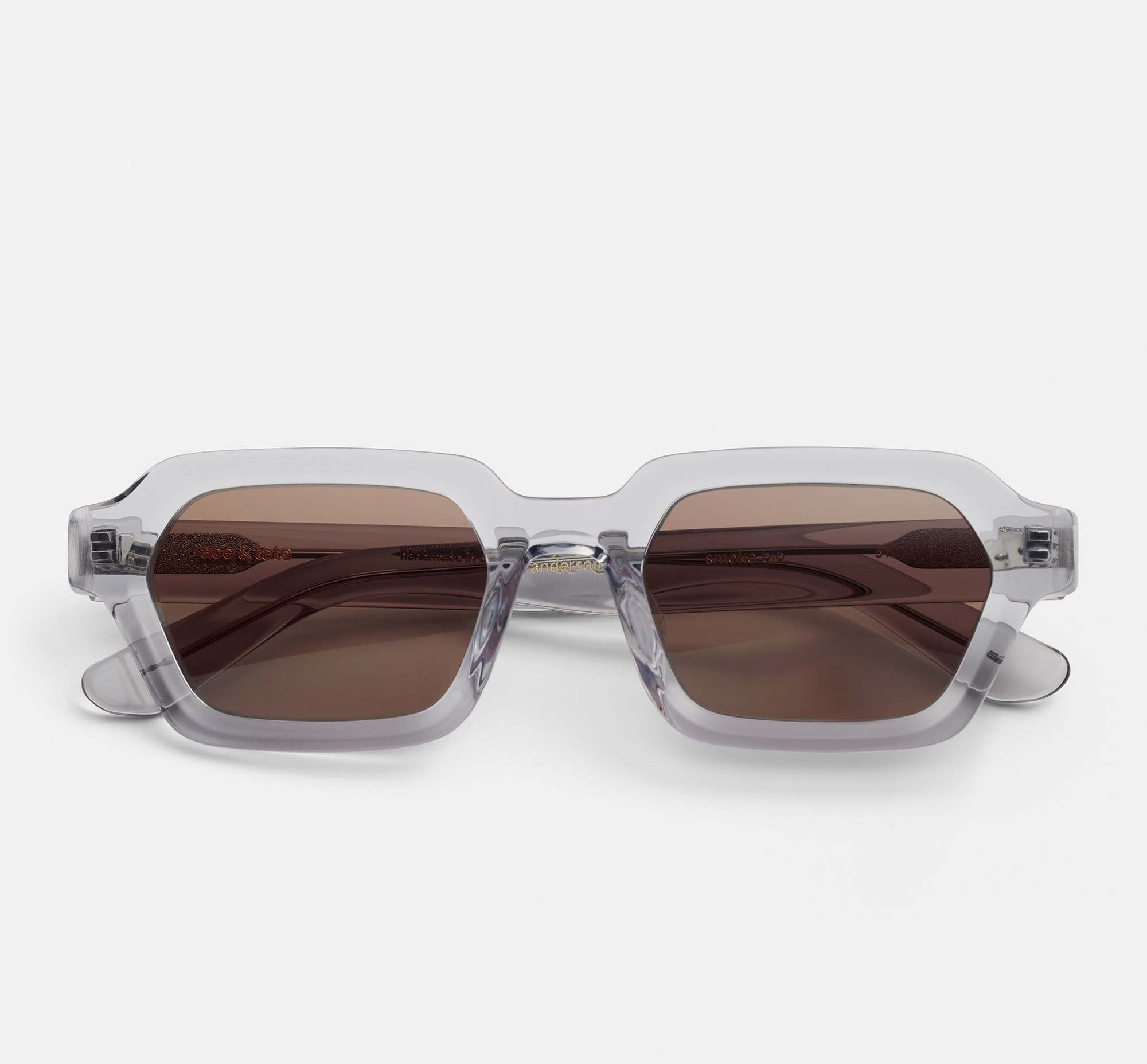 Anderson Smoke | Rectangular Bio Acetate Sunglasses | Ace & Tate