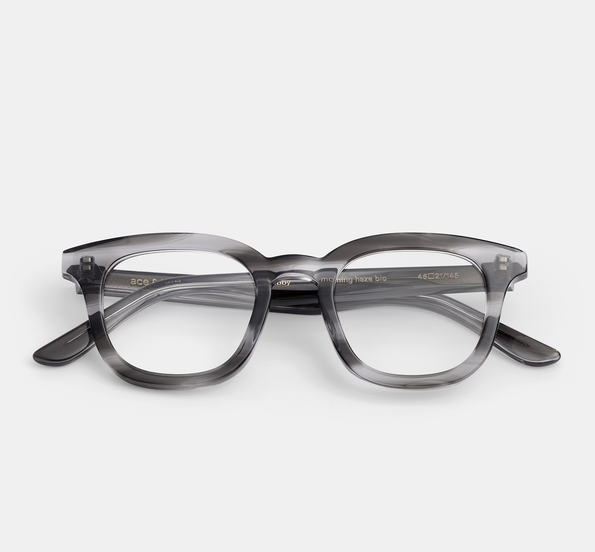 Bobby Morning Haze | Square Bio Acetate Glasses | Ace & Tate