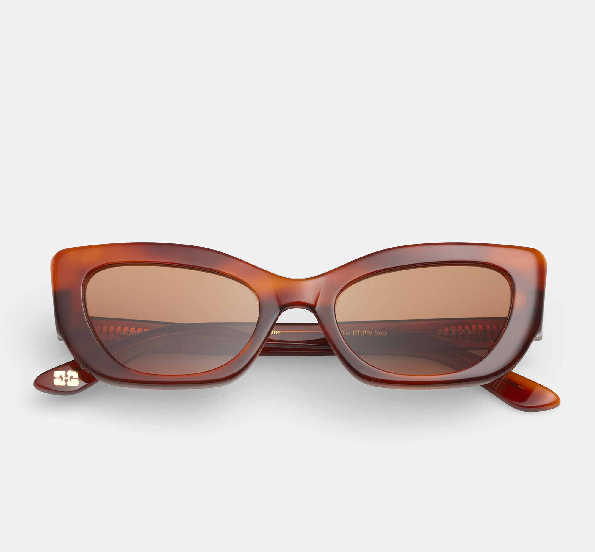 Sadie x GANNI Kaffe | Oval Renew Bio Acetate Sunglasses | Ace & Tate