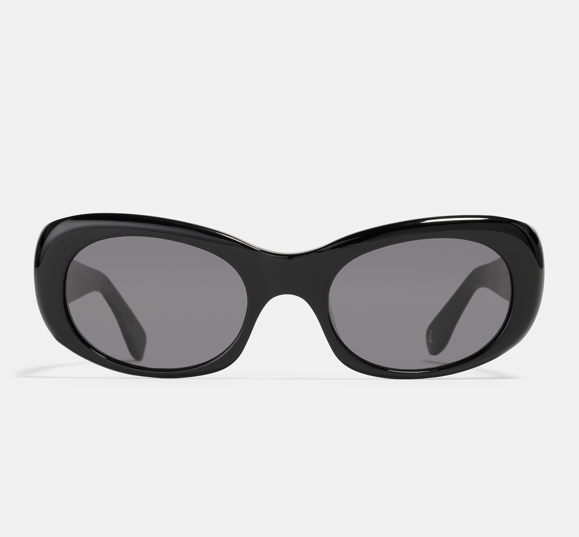 Dilion Black | Oval Acetate Sunglasses | Ace & Tate