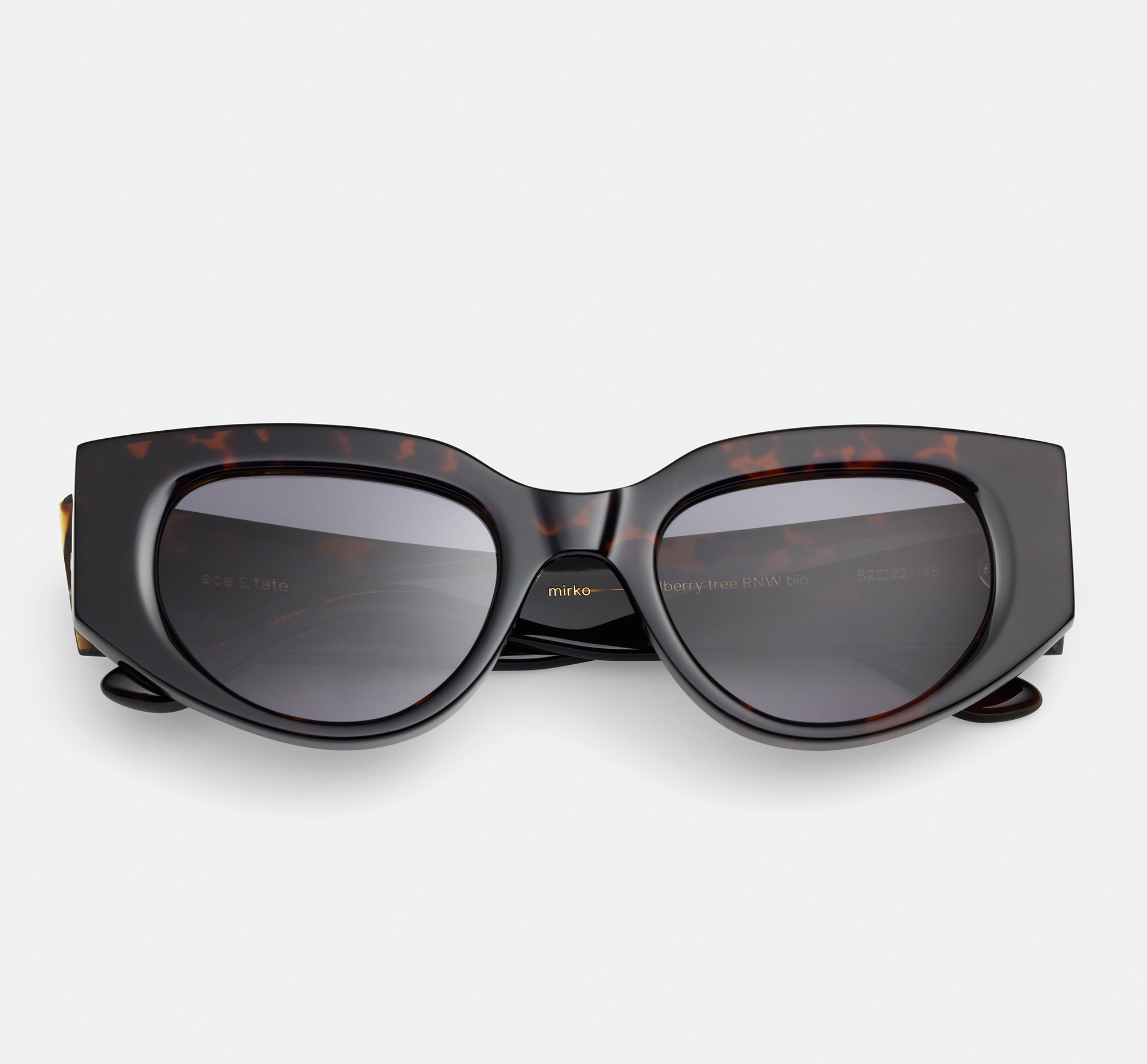Mirko Mulberry Tree | Oval Renew Bio Acetate Sunglasses | Ace & Tate