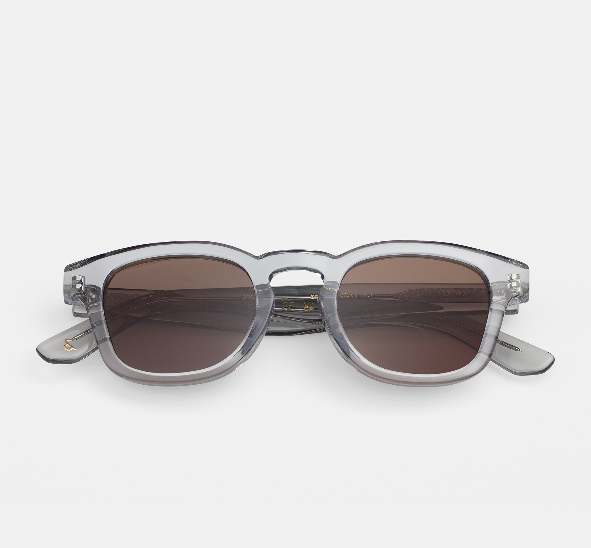 Oscar Smoke | Round Renew Bio Acetate Sunglasses | Ace & Tate