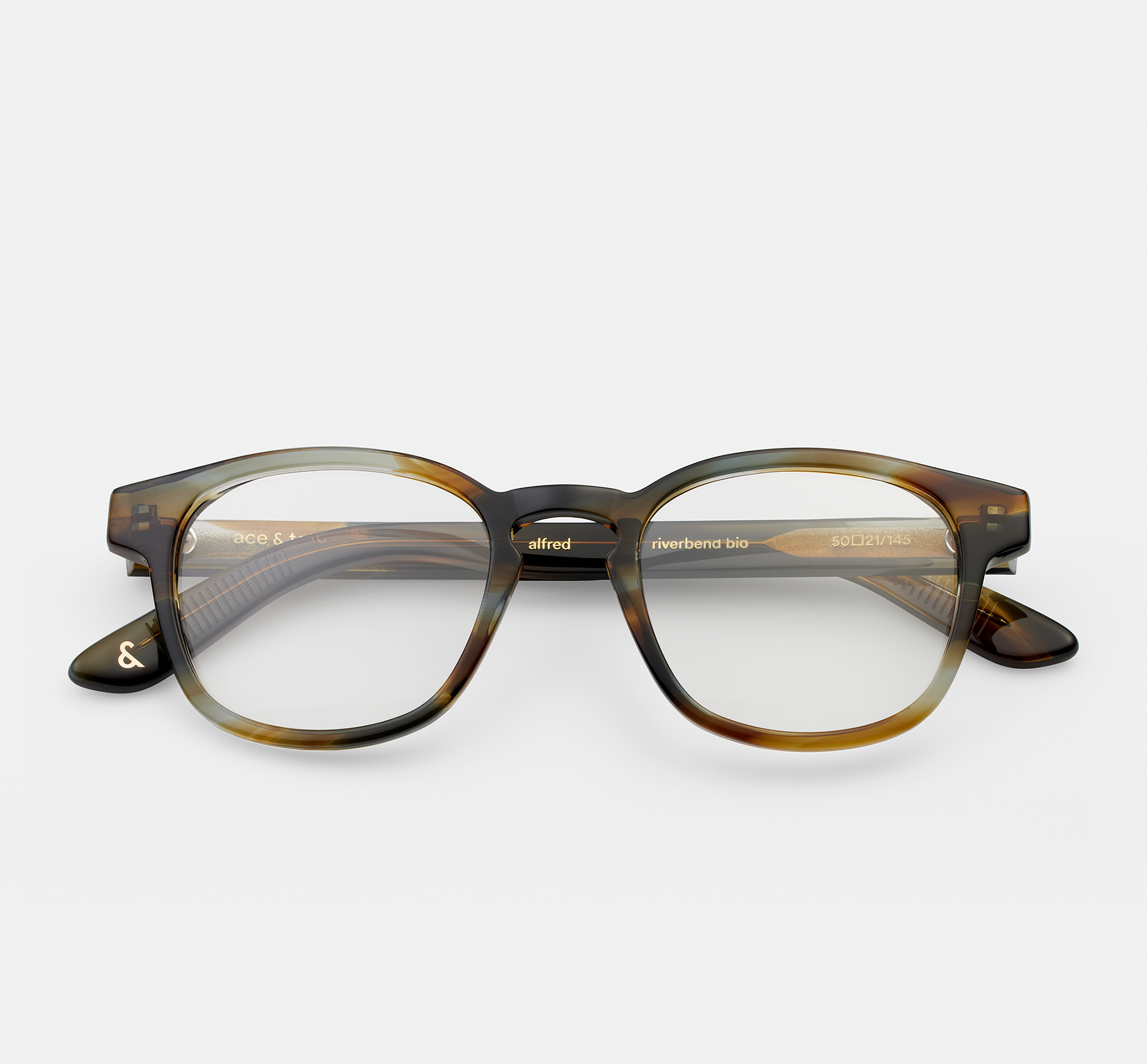 Alfred Riverbend | Square Bioacetaat Brillen | Ace & Tate