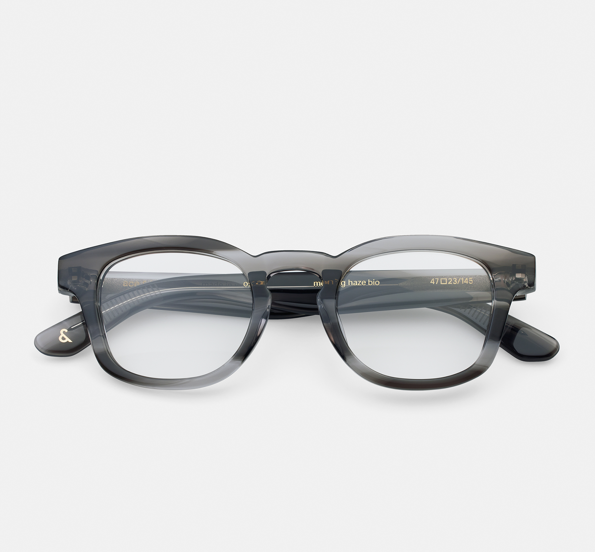 Oscar Morning Haze | Round Bio Acetate Glasses | Ace & Tate