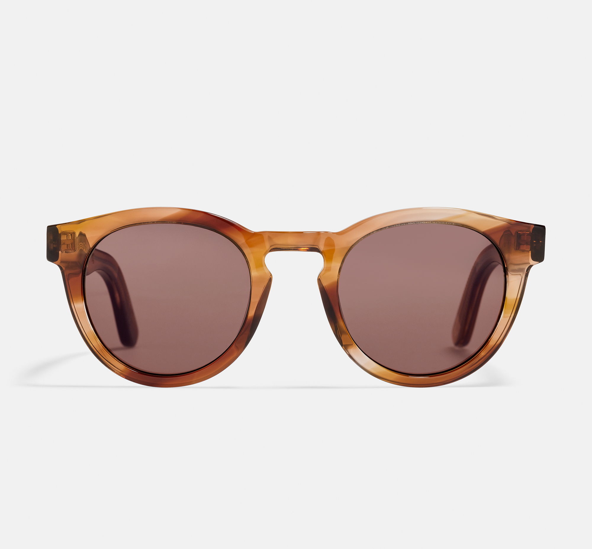 Byron Red Storm | Round Acetaat Zonnebrillen | Ace & Tate