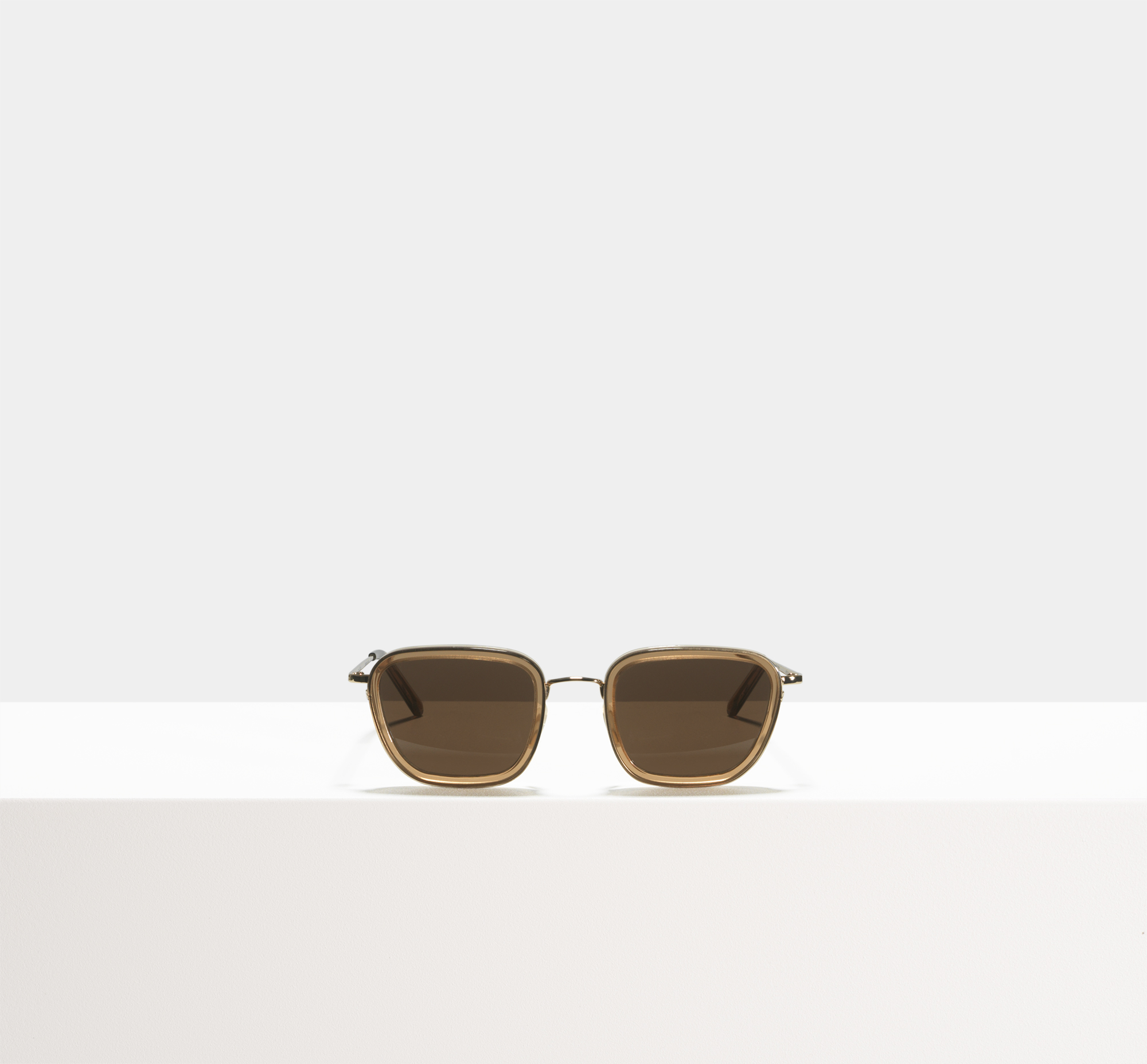Ringo Golden Brown | Square Combi Sunglasses | Ace & Tate